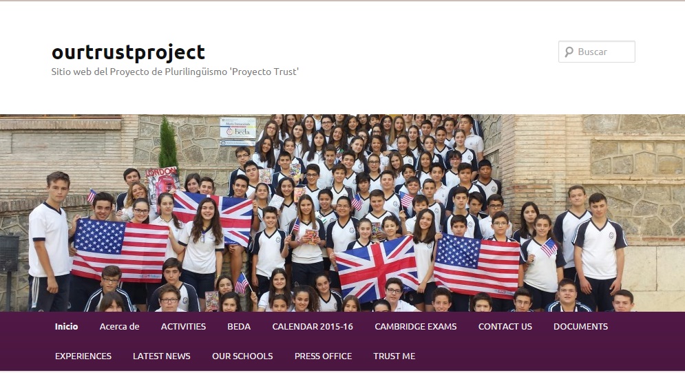 Project Trust: OUR NEW WEB – Colegio María Inmaculada
